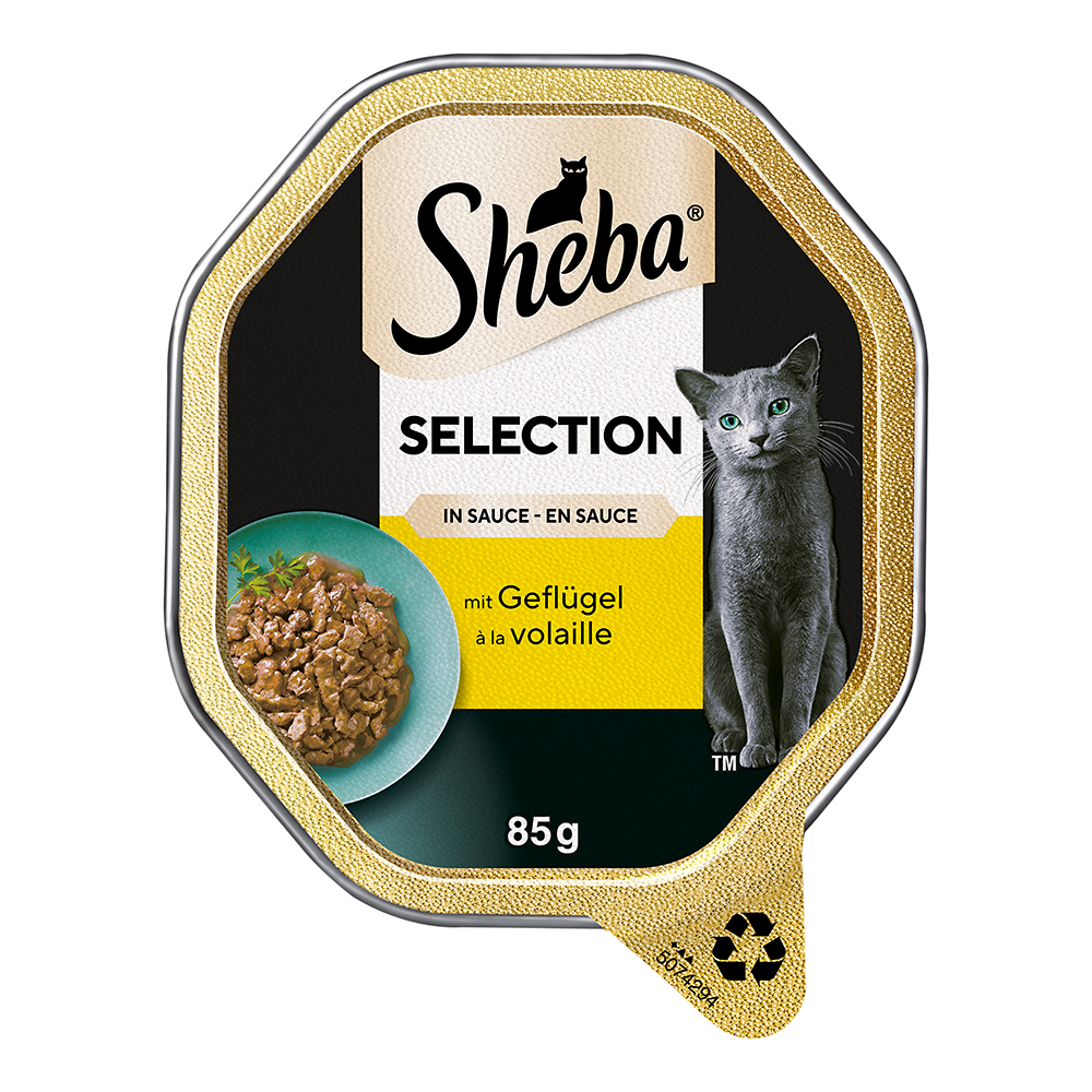 Sheba Selection Geflügel in Sauce | Nassfutter | Katzenfutter | Katze ...