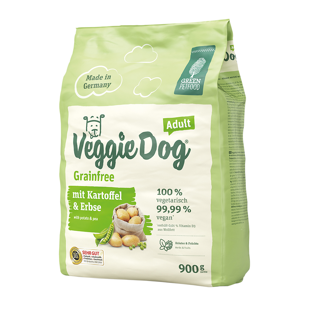 Green Petfood VeggieDog Grainfree | Trockenfutter | Hundefutter | Hund ...
