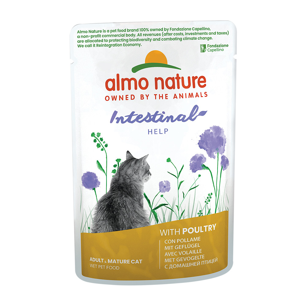 Almo Nature Holistic Digestive Help mit Geflugel Nassfutter Katzenfutter Katze Sortiment Stroetmann Tiernahrung