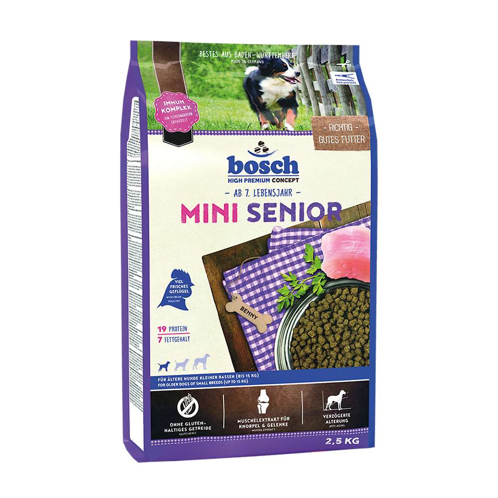Bosch Mini Senior | Trockenfutter | Hundefutter | Hund | Sortiment ...