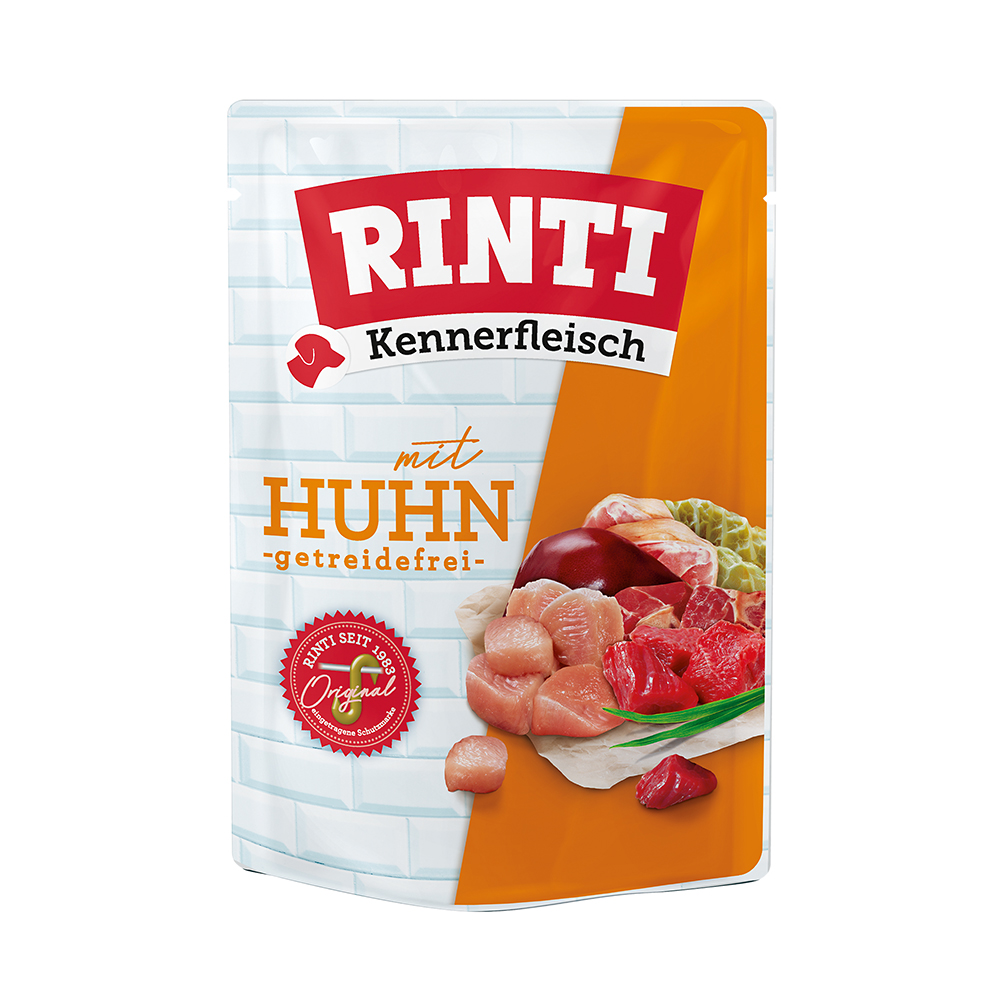 Rinti Kennerfleisch Huhn Pouch | Nassfutter | Hundefutter | Hund ...