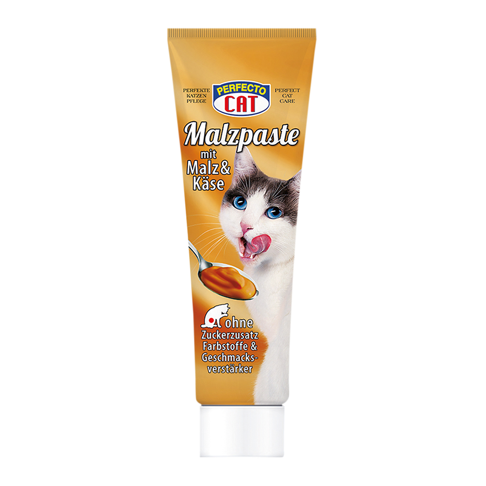 Perfecto Cat Malzpaste Malz & Käse | Snacks | Katzenfutter | Katze ...