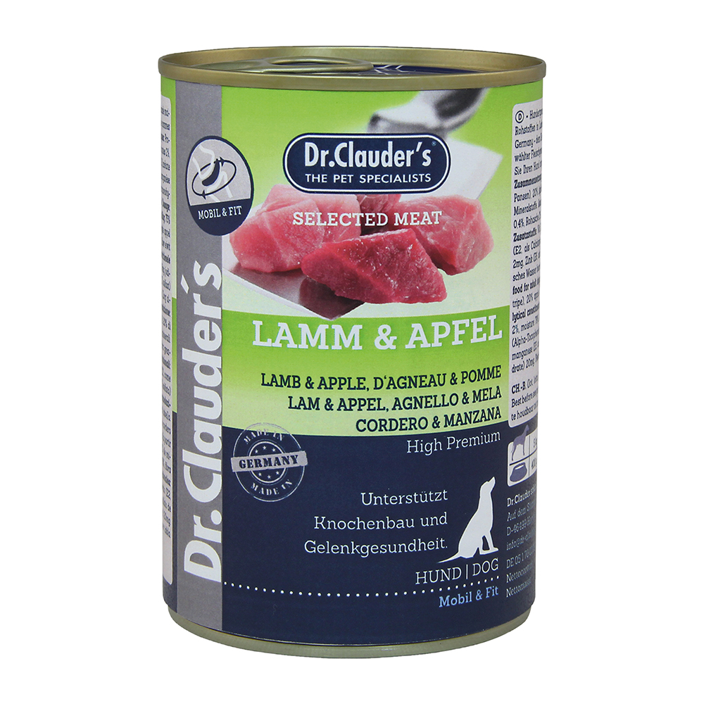 Dr. Clauder Selected Meat Lamm & Apfel | Nassfutter | Hundefutter ...