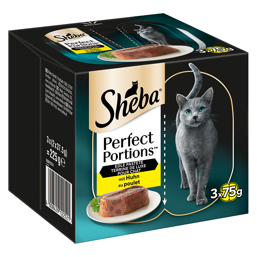 Sheba Sheba Perfect Portions mit Huhn | Nassfutter | Katzenfutter ...